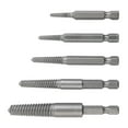 KDJ Hex Screw Extractors Tool Center Drill Bits Guide Set Damaged Bolt ...