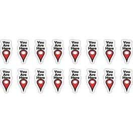 Map Stickers For Travel Map 360 Pcs You Are Here Map Stickers - 0.5x0.5 ...