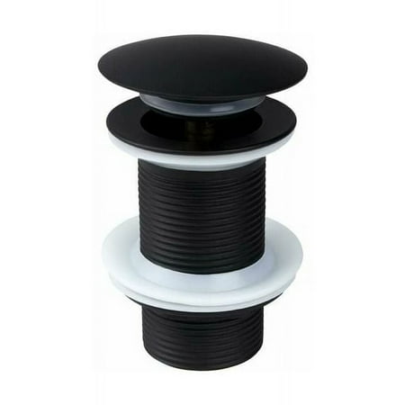 Black Sink Waste Without Overflow, Universal Black Pop Up Sink Waste ...