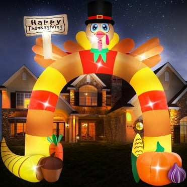 Northlight Inflatable Turkey Fall Harvest Outdoor Decoration - 6 ...