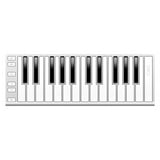 CME Xkey 25 Key Mobile Keyboard Controller (Silver) - Walmart.com