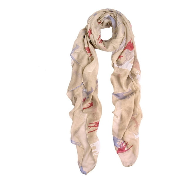 TrendsBlue - Premium Giraffe Animal Print Scarf - Walmart.com - Walmart.com