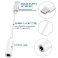 USB-C to 3.5 mm Headphone Jack Adapter -White - Walmart.com