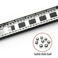 1 Pair Of Drawer Slides 25-50cm Mute Rebound Type 3 Kinds Cold Steel ...