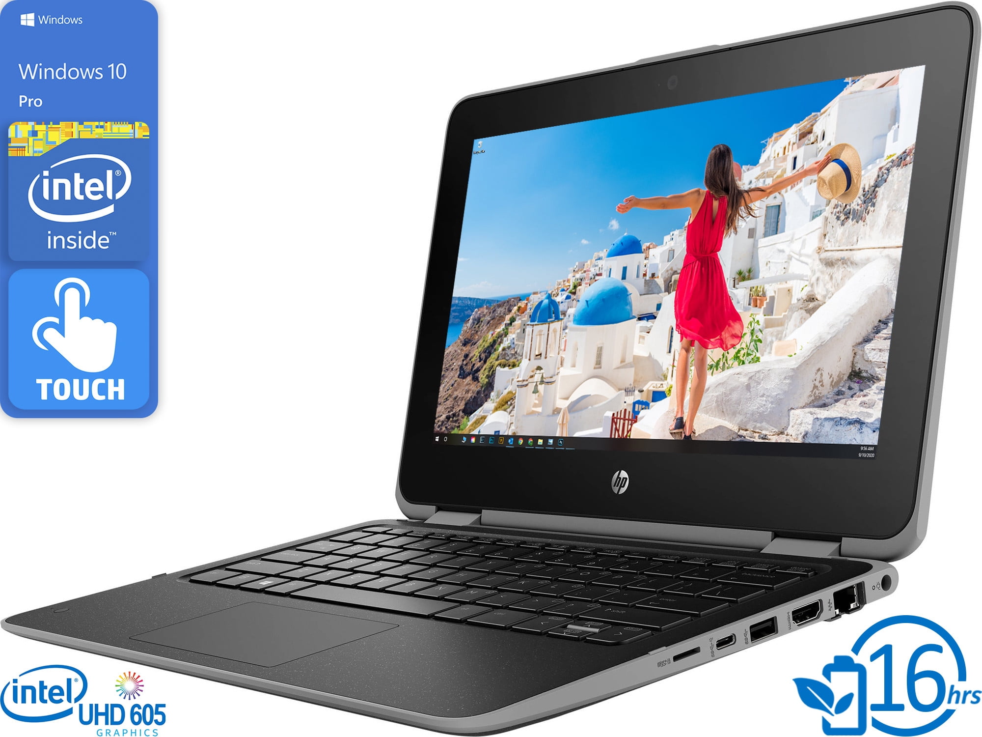HP ProBook x360 11 G3 2-in-1, 11.6" HD Touch Display, Intel Celeron ...