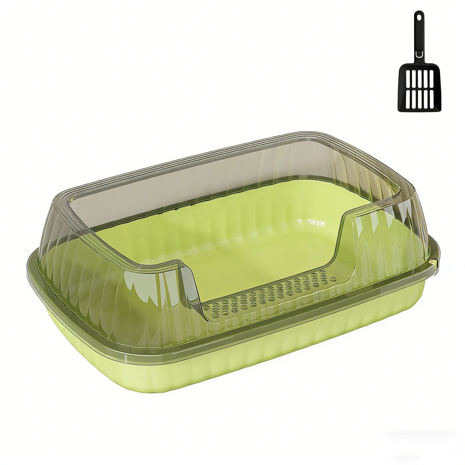 Click here for Yhmxh Large Cat Litter Box With Scatter Shield And... prices