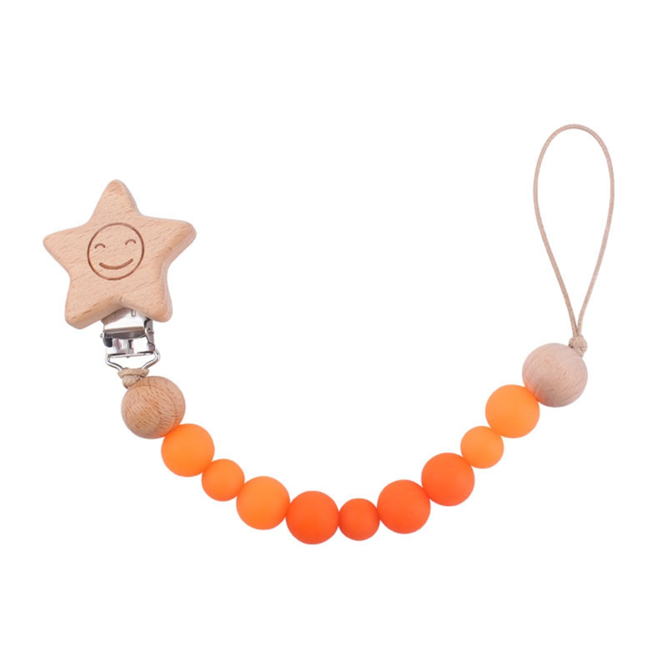 LICHENGTAI Baby Pacifier Chain Cartoon Animal Pacifier Chain Baby ...