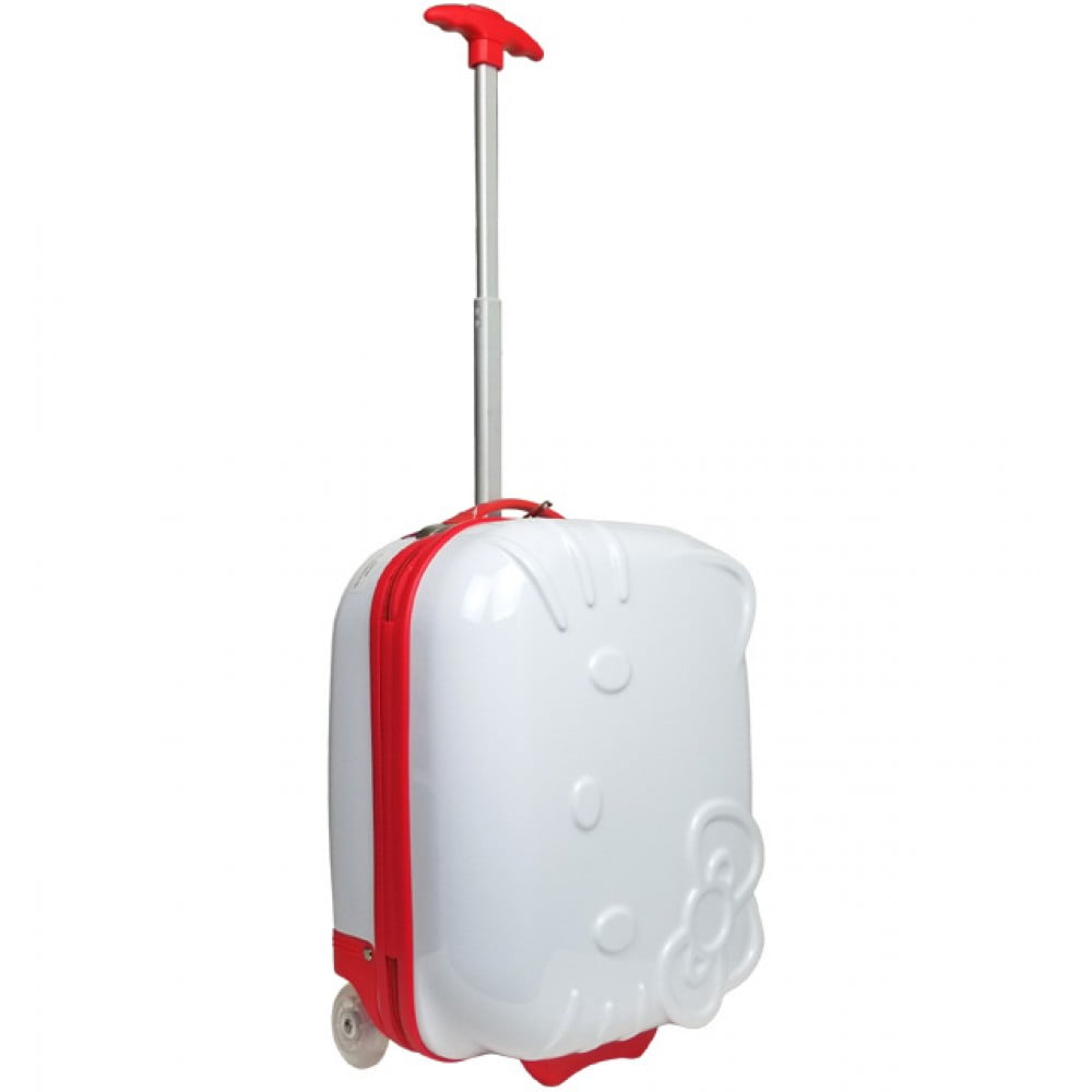 Licensed - Hello Kitty ABS Rolling Luggage (White) #82337 - Walmart.com ...