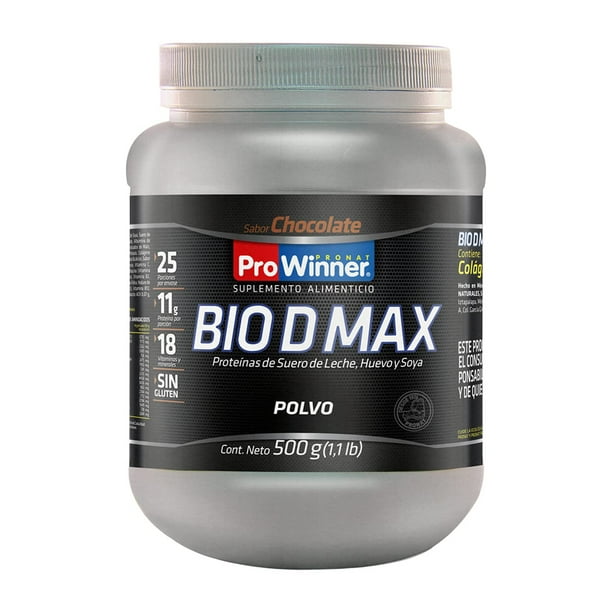 Proteína BIO D MAX CHOCOLATE 500 G ProWinner PW-680 | Walmart en línea