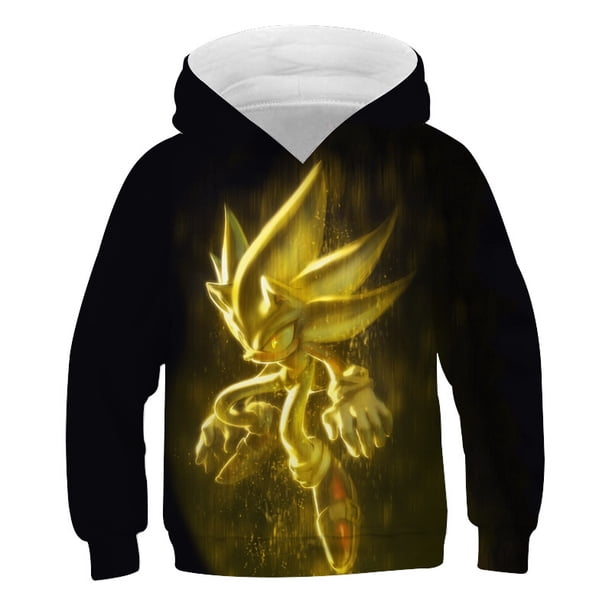 Sonic the Hedgehog 3D Printed Hooded Zipper Jacket - Walmart.ca