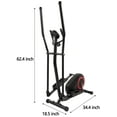 Everyday Essentials Elliptical Machine Cross Trainer with 8 Level ...