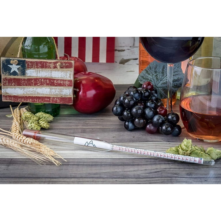 Homebrew Testing Kit Triple Scale Hydrometer & Test Jar Kit For ...