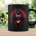 Anime Girl Gothic Waifu Japanese Kawaii Otaku Oni Mask Coffee Mugs ...