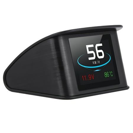 OBD2 HUD Monitor, LCD Screen Car HUD Display Universal Black For Auto ...