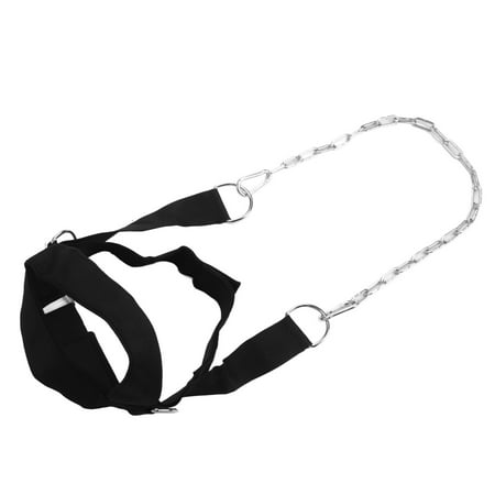 Neck Harness, Neck Training Exerciser Secure Use Heavy Duty D Rings ...