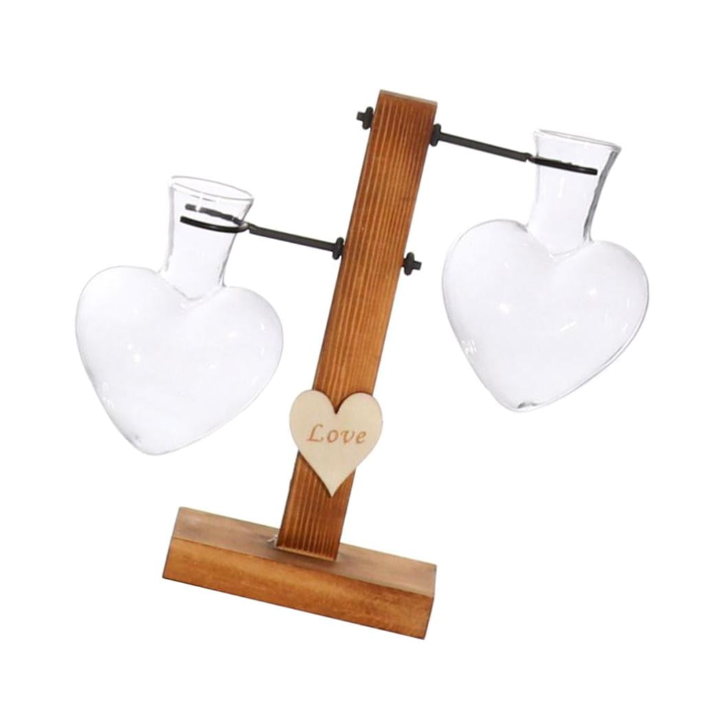 Click here for Elodie Test Tube Flower Vase Wooden Stand Home Hei... prices