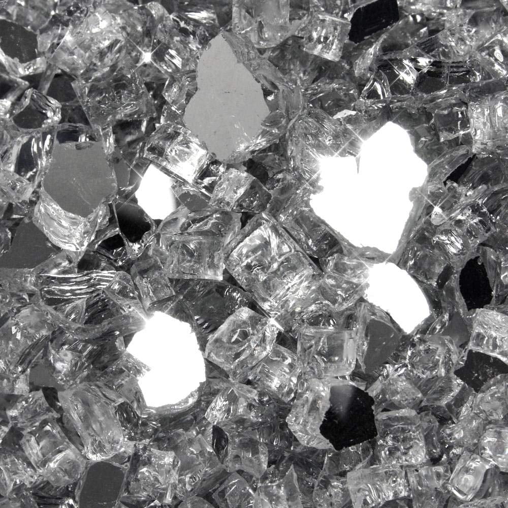 Vibrant Luster 1/2" Silver Metallic Medium - (10 Pound Bag) Reflective ...