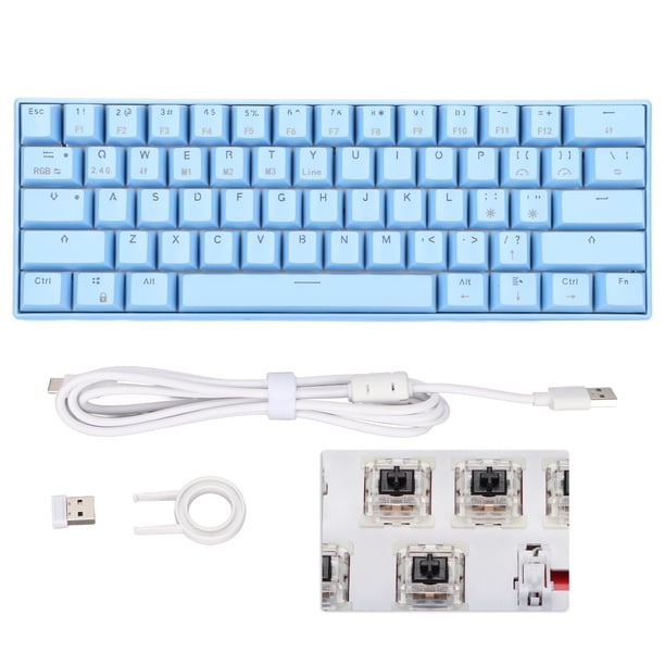 Wireless Keyboard,READSON Mechanical Keyboard 61 Wired Keyboard ...