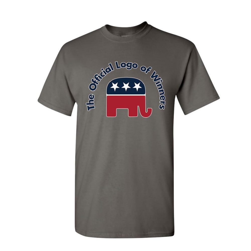 Tee Hunt The Official Logo of Winners T-Shirt Republican Party Elephant ...