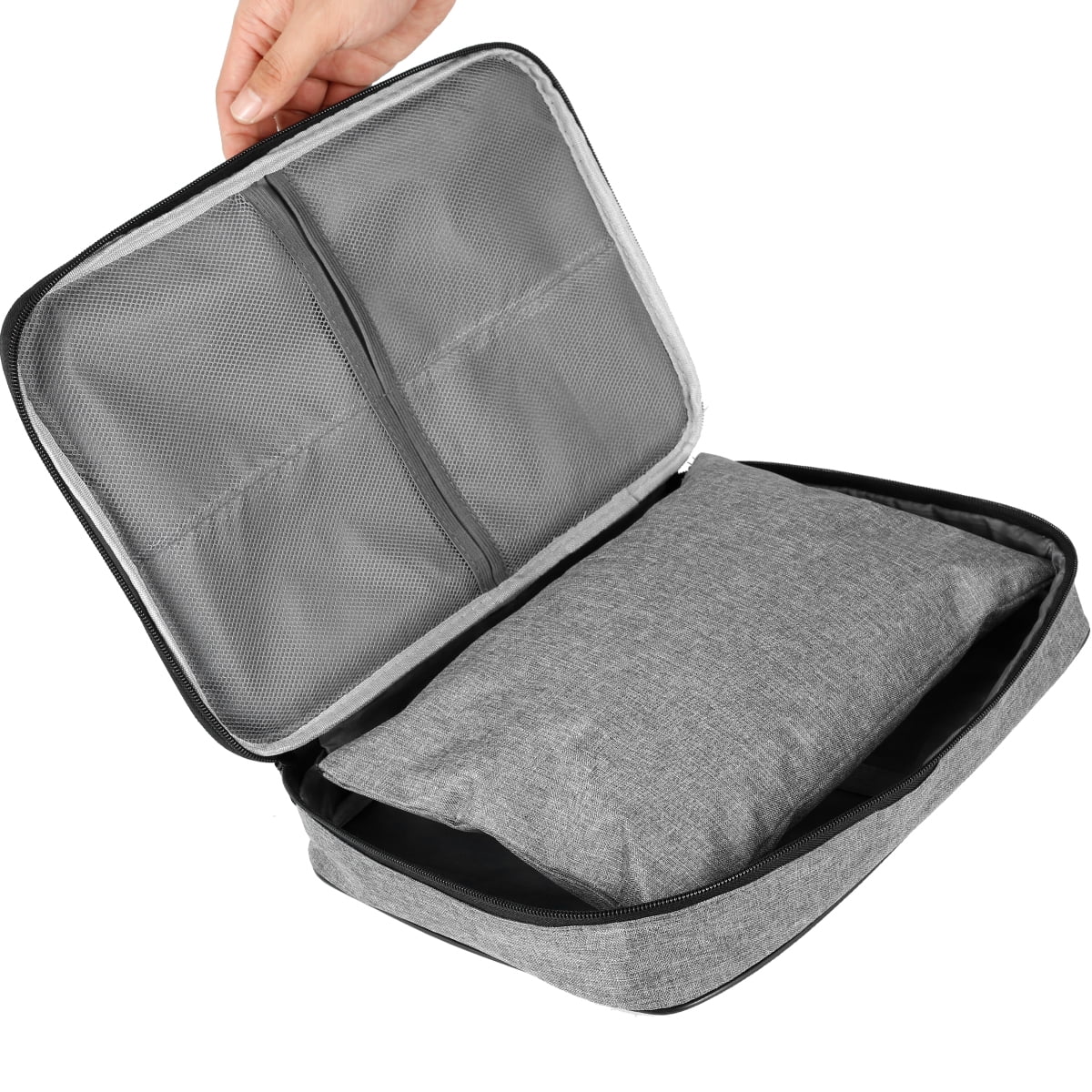 Hands DIY Document Storage Bag File Organizer Bag with Lock Oxford ...