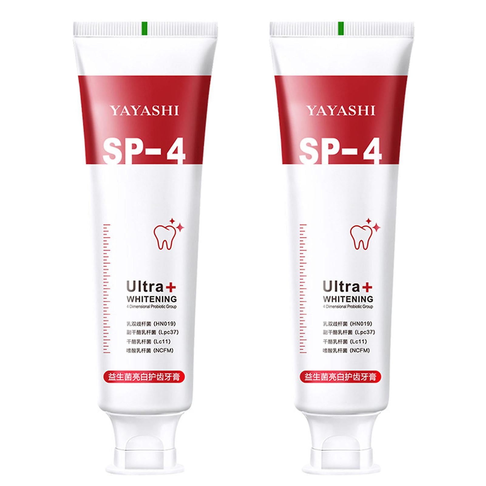 Probiotics Teeth Whiten Toothpaste Oral Cleaning Bright Teeth White ...
