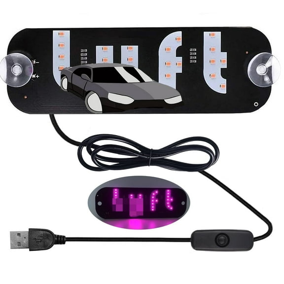 Hovmgk LED Eyes Light for Car & Truck Windshield, Flexible ...
