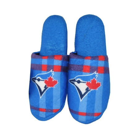Forever Collectibles Toronto Blue Jays MLB Flannel Slippers - Small ...