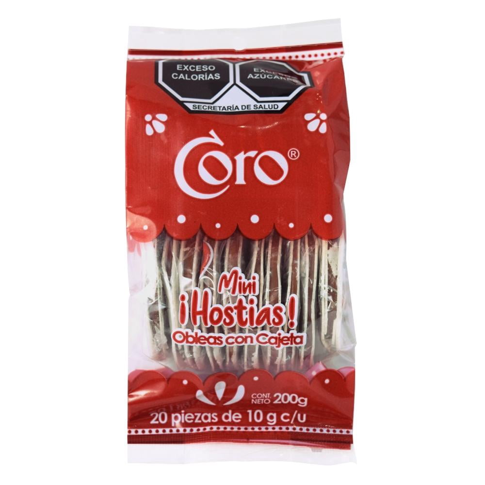 Obleas de Cajeta Coro bolsa de 200 gr | Walmart en línea