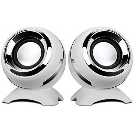 Computer USB-Power Speakers Mini Desktop Speakers Superior Stereo Sound ...