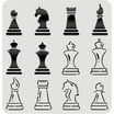Chess Pieces Stencil 30x30cm Reusable International Chess Pieces ...