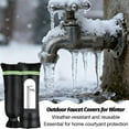 Outdoor Faucet Covers for Winter, Insulated Hose Bib Cover Freeze ...