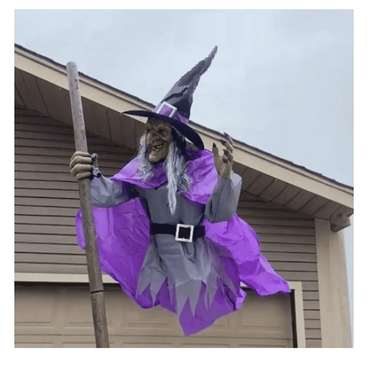 Click here for Unbranded Halloween Broom Witch Decoration 6-Foot-... prices