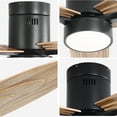 Electric Fans 56 Inch Modern Design Flush Mount Ceiling Fan with Light ...