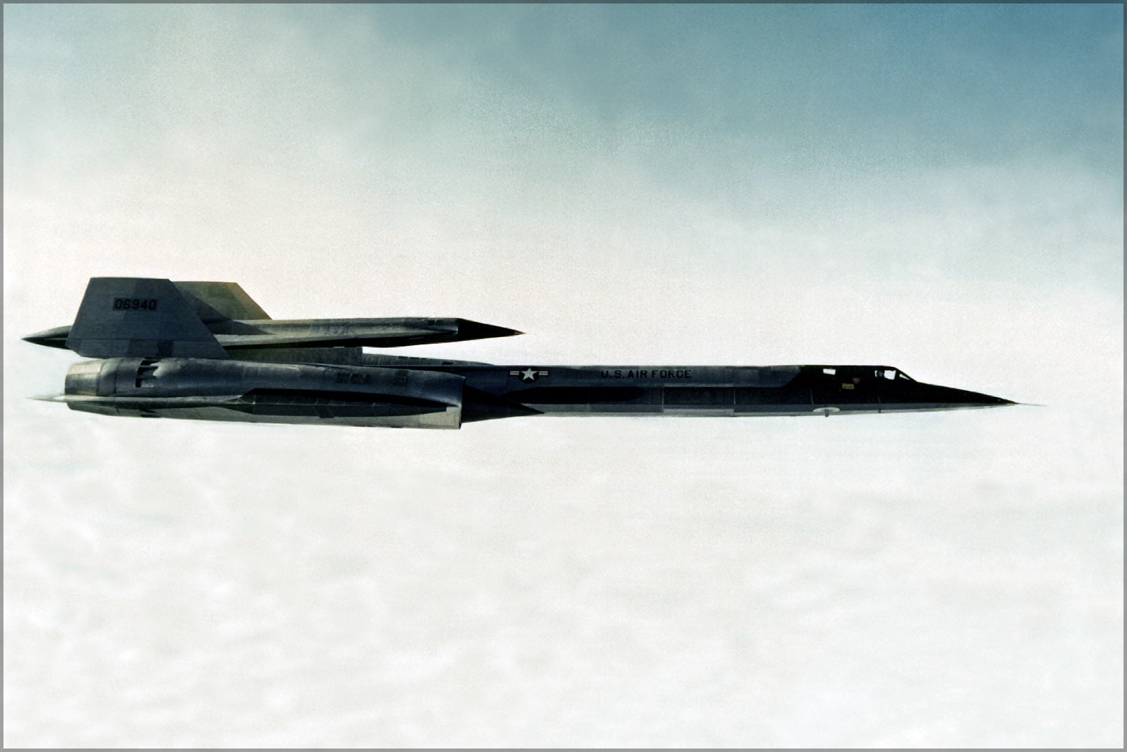 24"x36" Gallery Poster, Lockheed M-21 carrying a D-21 drone sr-71 ...