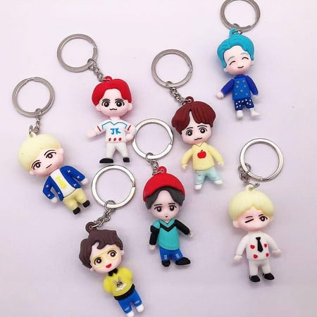 Cartoon Soft Rubber Bulletproof Youth Group Keychain | Walmart Canada