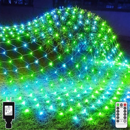 ALmi Halloween Net Lights 200 LED Outdoor Waterproof Mesh Lights for ...