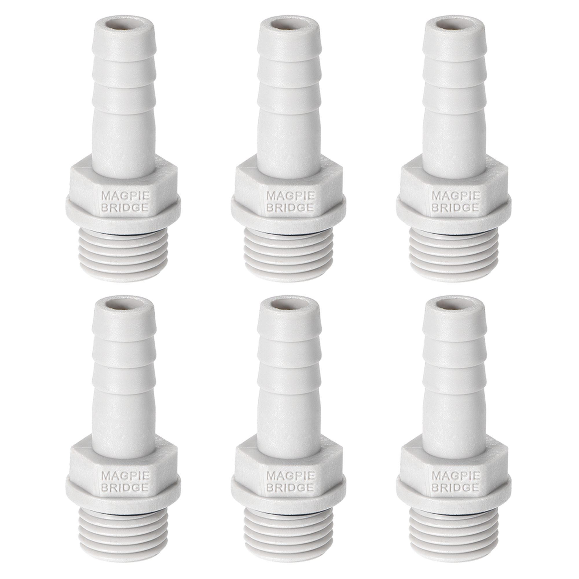 PVC Barb Hose Fittings Connector Adapter 8mm Or 5 16 Barbed X 1 4 G PVC Barb Hose Fittings Connector Adapter 8mm Or 5 16 Barbed X 1 4 G