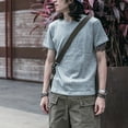 Bronson Tubular T-Shirts Heavyweight Short Sleeve Crew Neck Summer Men ...