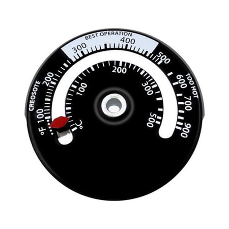 Magnetic Stove Chimney Pipe Thermometer Stove Burning Indicator Heater ...