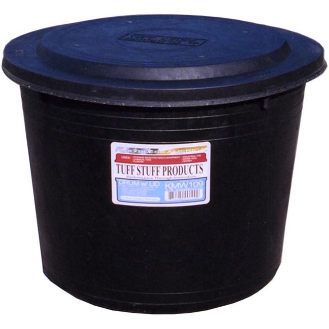 Tuff Stuff Products 458131612 13 gal KMW109 Heavy-Duty Drum with Lid ...