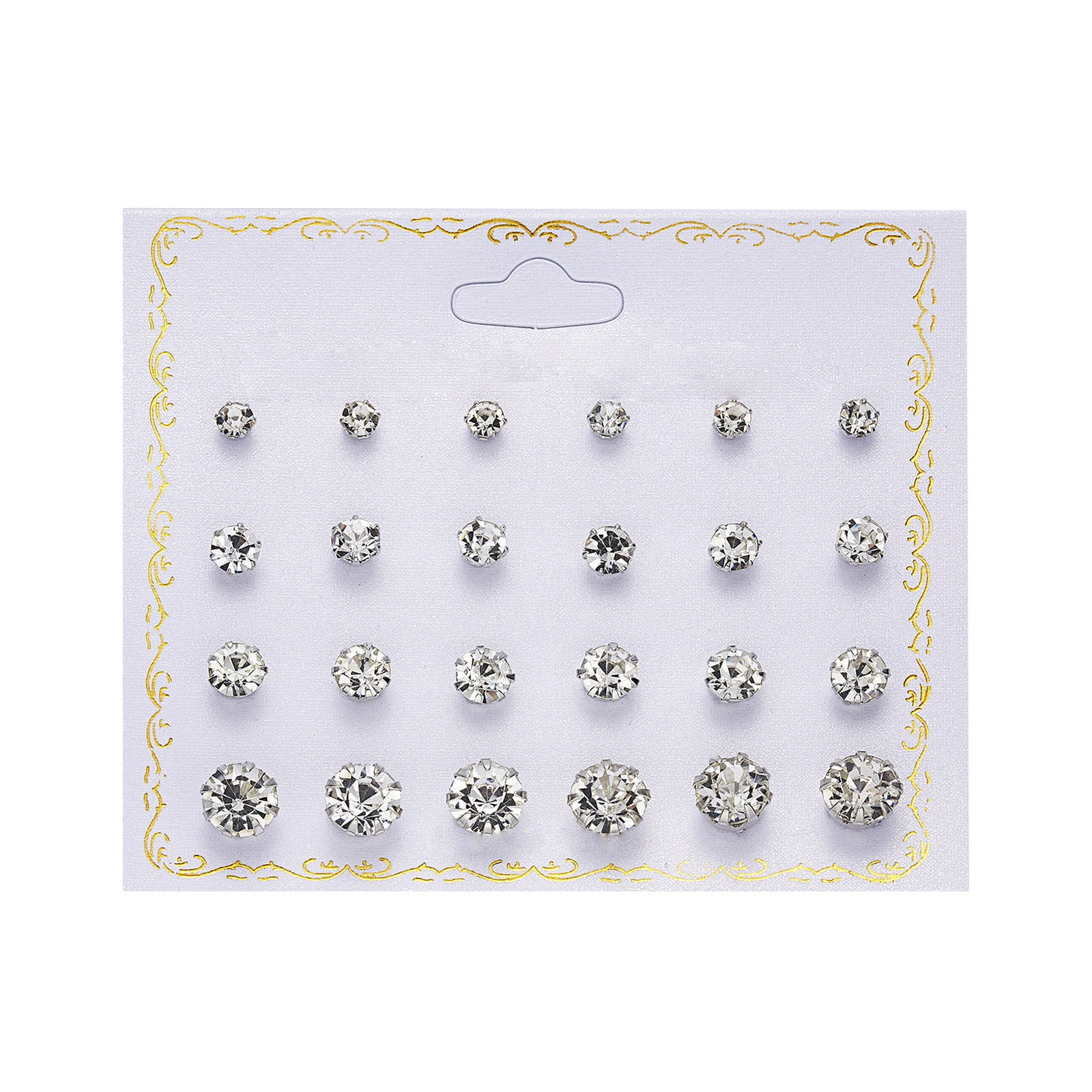 Click here for Pisexur Stud Earrings For Mom Girls New Paper Card... prices