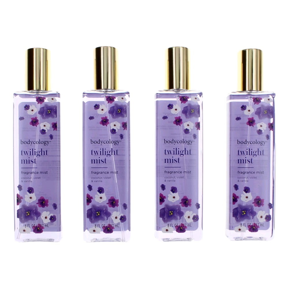 Twilight Mist by Bodycology, 4 Pack 8 oz Fragrance Mist for Women ...