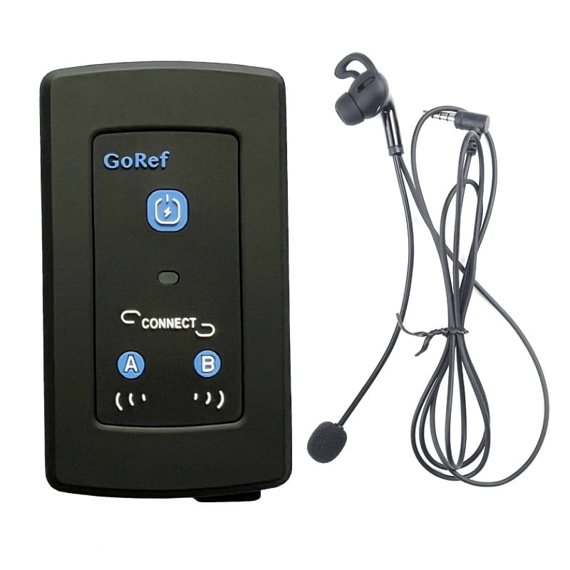 GoRef Full Duplex Bluetooth Football Soccer Referee Intercom Earphone ...