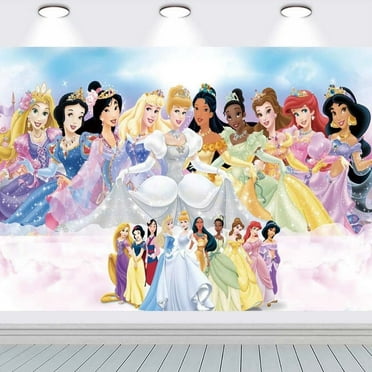 Tinkerbell Princess Backdrop Banner Party Supplies Post Birthday ...