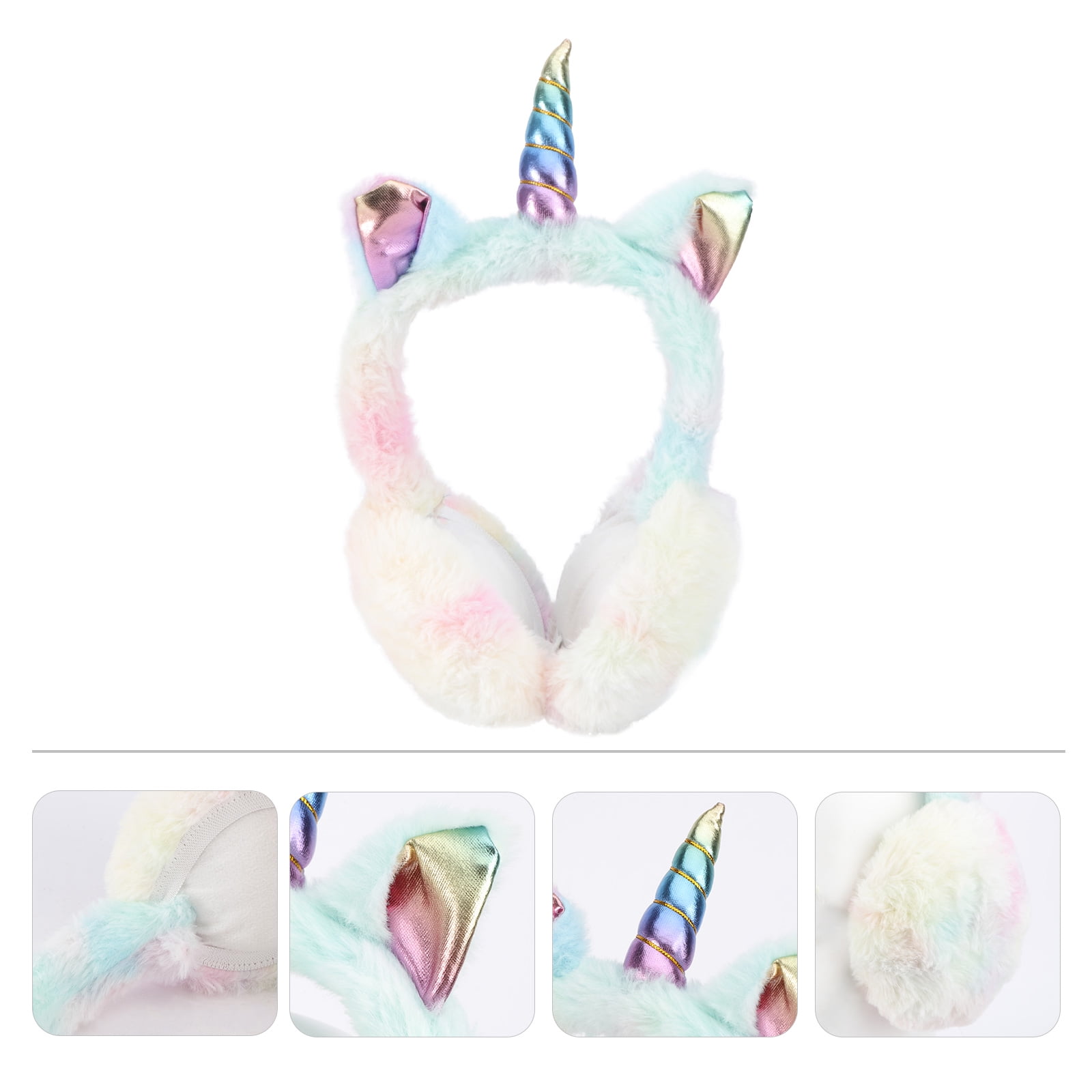 Click here for Oulii 1pcs Earmuff For Winter In Blue Plush Unicor... prices