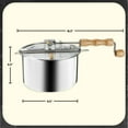 Great Northern Popcorn 6-Quart Aluminum Stovetop Popcorn Maker ...