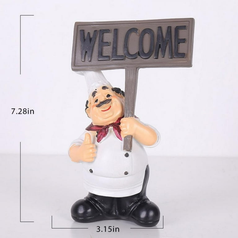 Italian Chef Kitchen Decor Buy Tailos Fat Italian Chef Figurines Resin