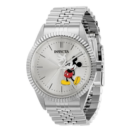 Invicta 37850 Silver Dial with Silver Band Disney Limited Edition ...