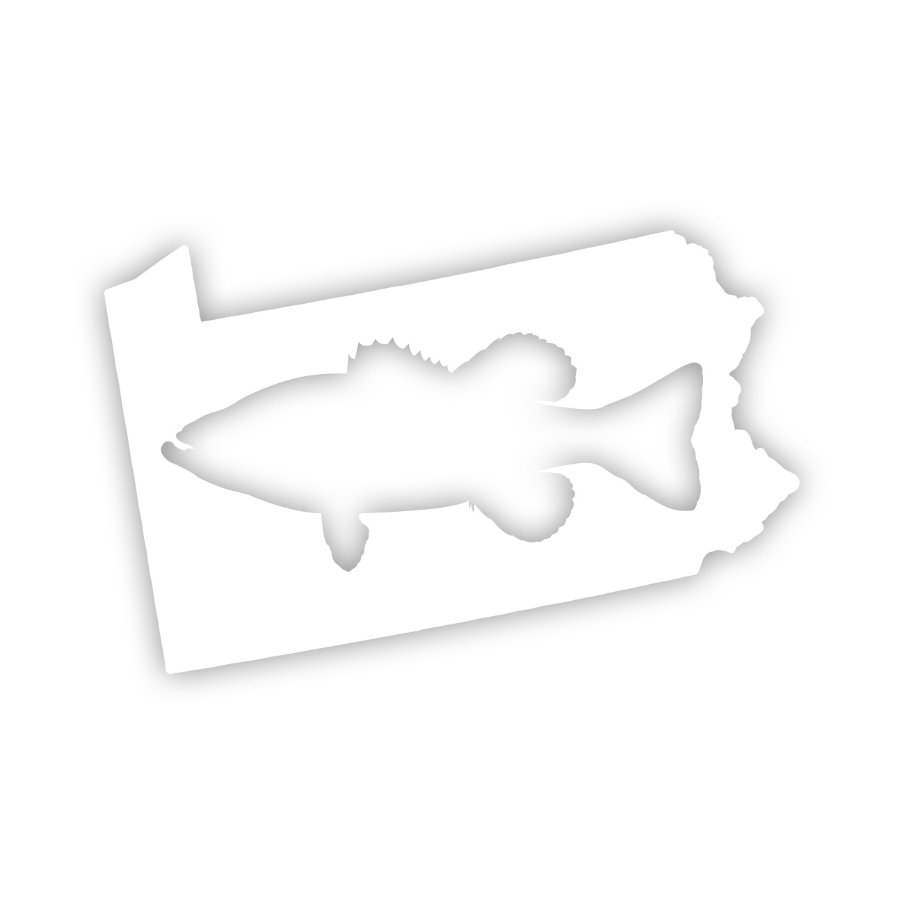 Pennsylvania Bass Sticker Decal Die Cut - Self Adhesive Vinyl ...