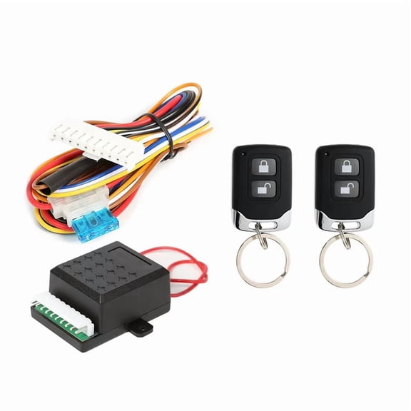 12v Central Locking Kit With Remote Keyless Lock Car For 2/4 Door Most ...